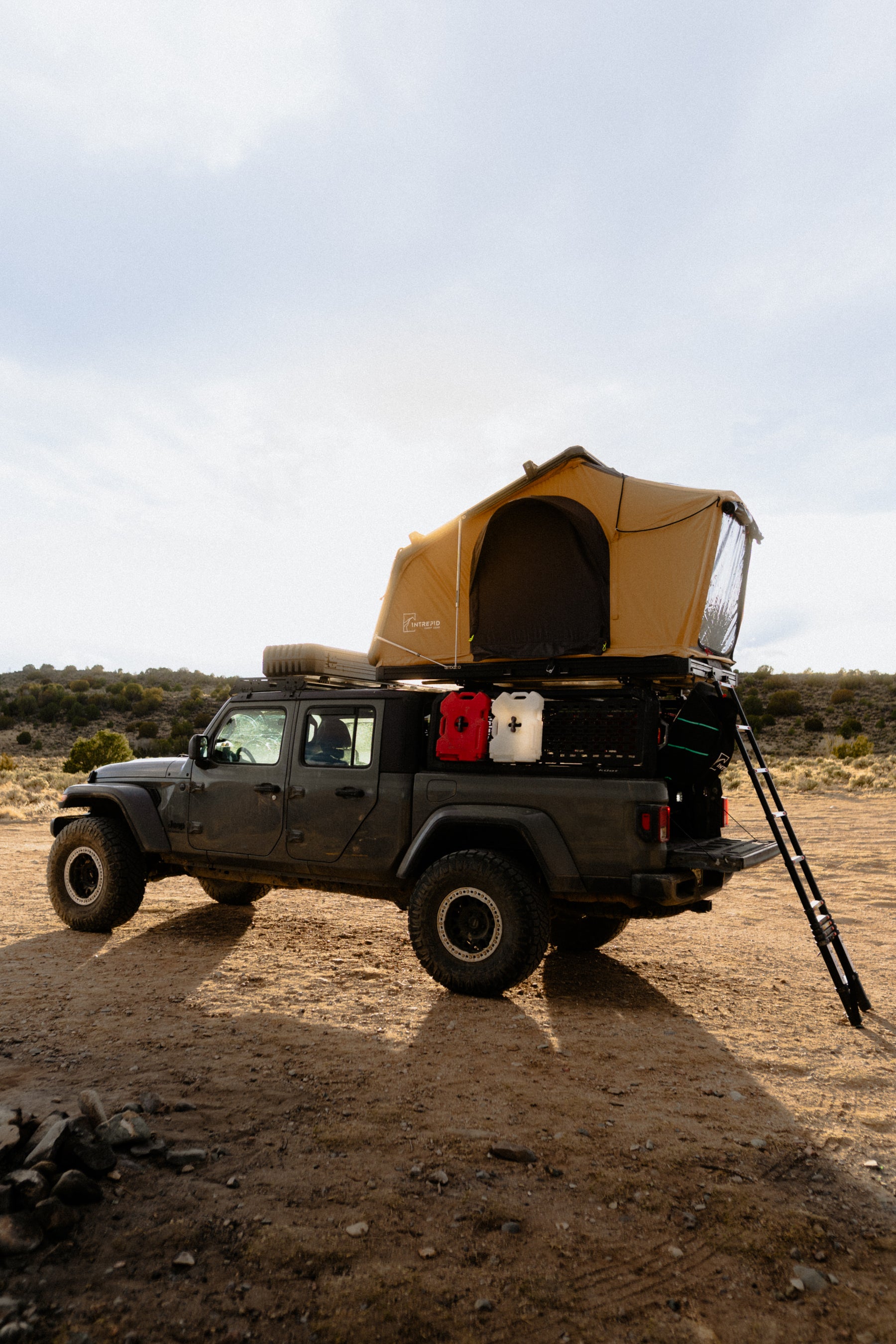 Geo 2.5 Pro Rooftop Tent | Car Tent with Heater & AC Port – Intrepid ...